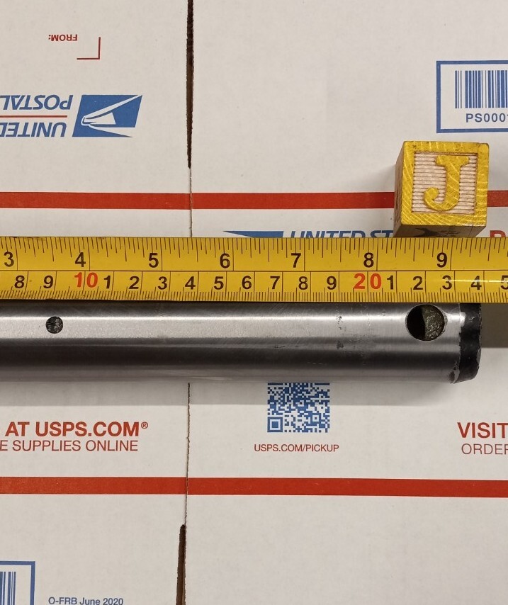 MINI EXCAVATOR BUCKET PIN* 40MM X 240MM OAL* NEW TAKEOFF* GREASABLE ...