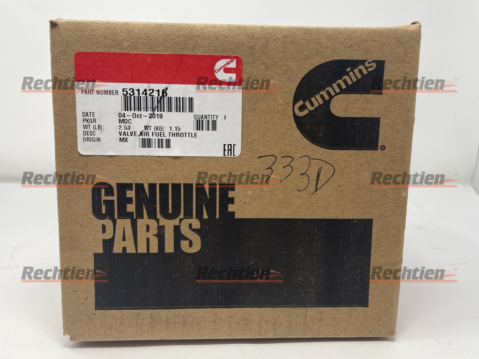 Air Fuel Throttle Valve Body Cummins 5314216 OEM for sale online | eBay