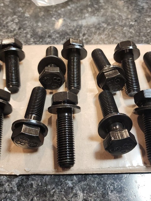Cummins Flywheel Housing Bolt Set of 8pc with Washer 3892108 for sale ...