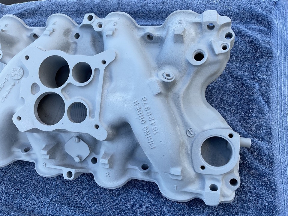 Mustang Cougar Torino 429 Cobra Jet CJ SCJ 4 Barrel Intake Manifold ...