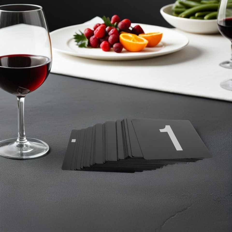 100 Pcs Table Numbers for Wedding Reception 1-100 - Party Table Seating ...