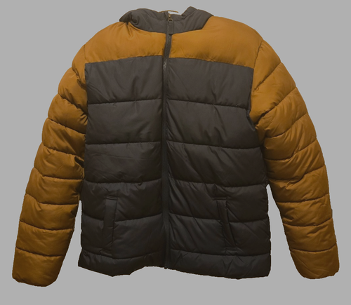 Swiss Tech Navy Blue/Brown Puffer Jacket Ski Jacket Unisex Size 18 (XXL ...