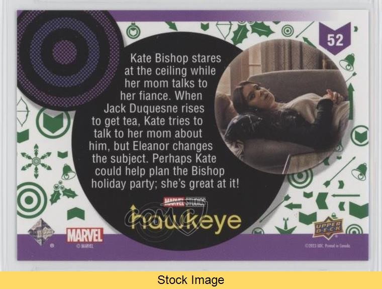2023 Marvel Studios Hawkeye Green Kate Bishop Lucky the Pizza Dog #52 ...