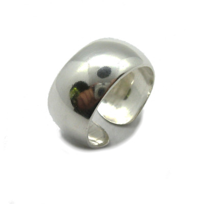 Plain Sterling Silver Ring Stamped Solid 925 11mm Wide Plain Band ...
