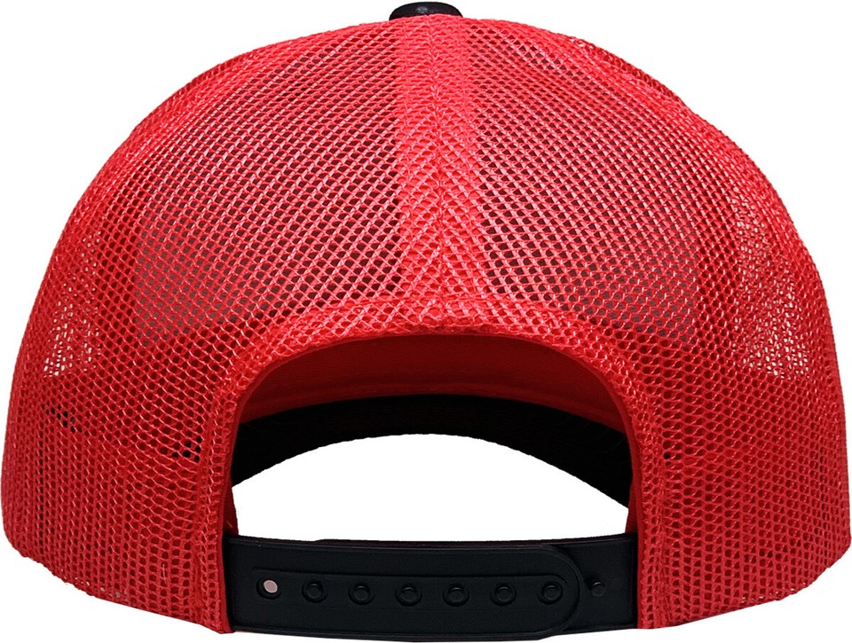 Classic 6 Panel Mesh Cotton Twill Trucker Cap Adjustable Snapaback Hat ...