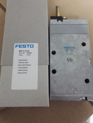 Festo MFH-5-3/8-B 19705 Solenoid Valve New One Free Shipping MFH53/8B ...