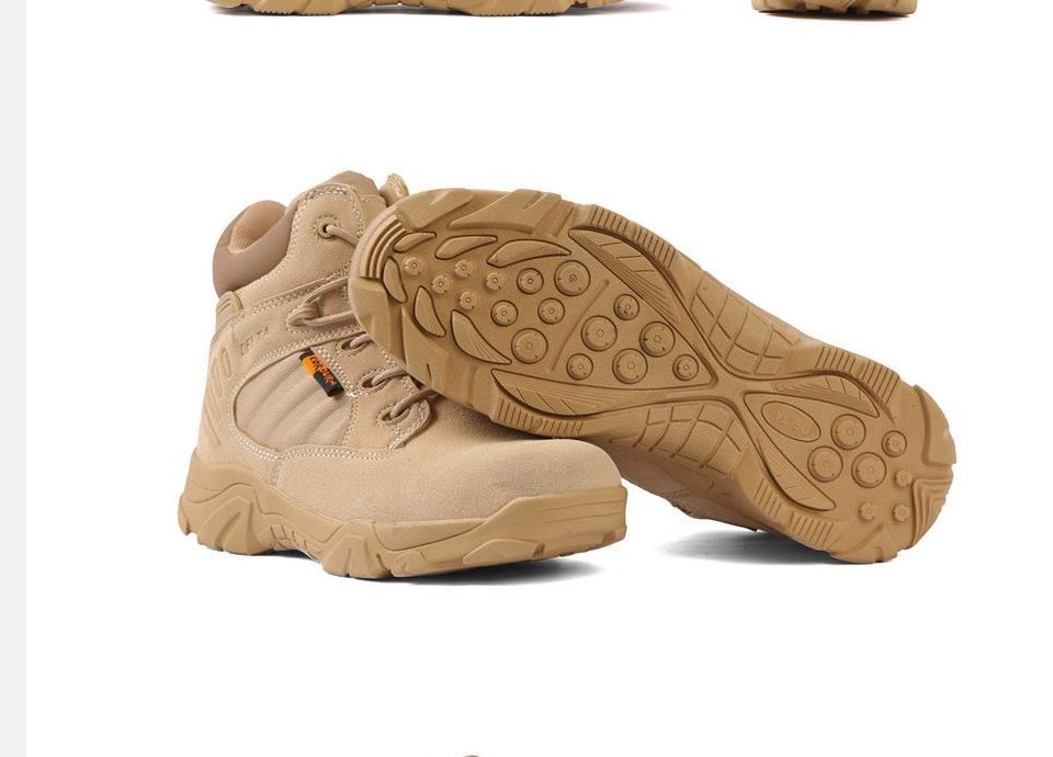 Men Desert Delta Force Military Boots Tactical Airsoft Hunting Outdoor ...