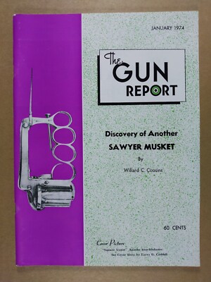 The Gun Report Magazine Jan 1974 Sawyer Musket Square Frame Apache ...