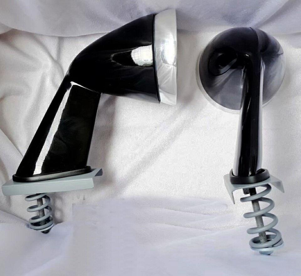 BULLET FENDER MIRROR BLACK PAIR CUSTOM FOR TOYOTA CORONA MARK II RT55 ...