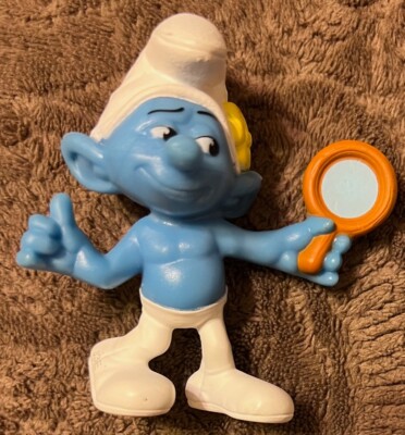 The Smurfs Vanity w/ Mirror 2013 McDonalds Toy Figure Happy Meal Smurfs ...