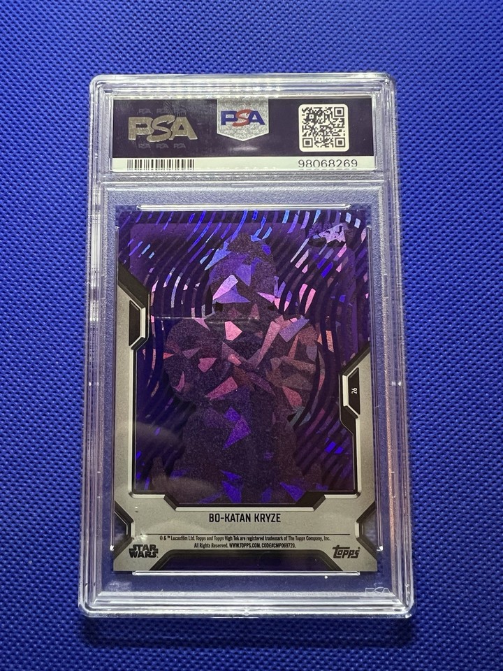 2023 Topps Star Wars High Tek Bo-Katan Kryze #26 /10 Omega PSA10 Purple ...