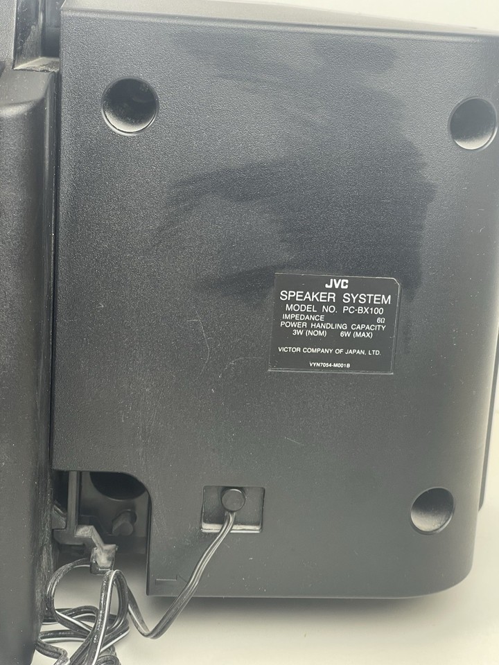 JVC PC-X110 Boombox Portable CD FM AM Dual Cassette VTG 1994 1990 Great ...