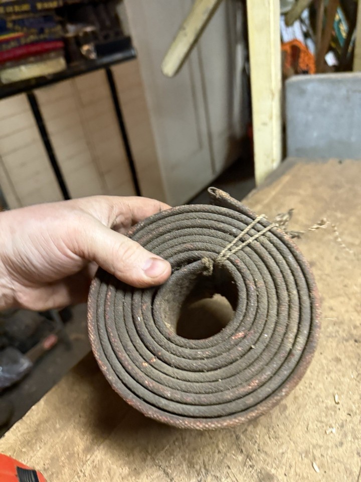 Antique Tractor Hit & Miss Gas Steam Engine Pulley Wheel Flat Belt ...