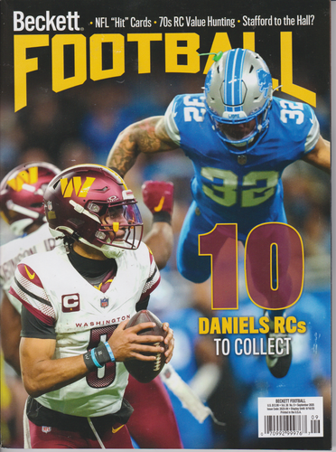 Football Beckett Price Guide Magazine September 2025 Jayden Daniels ...