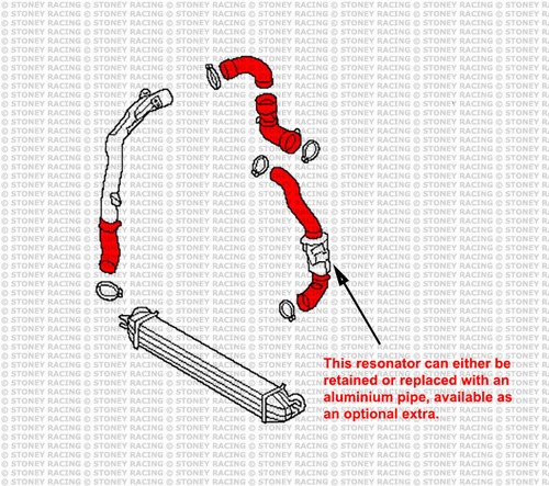 Silicone Intercooler Turbo Hoses fit MINI Cooper S N18 R55/R56/R57 Mk2 ...