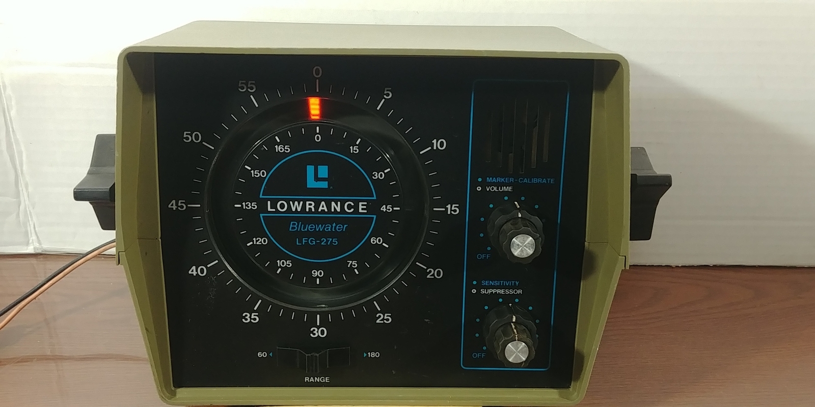 Vintage LOWRANCE Blue Water LFG-275 Fish Finder - Powers ON! | eBay