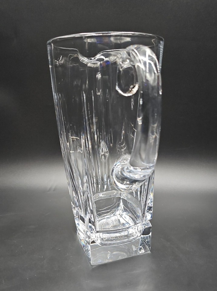Waterford Crystal CLARION Martini Pitcher EXCELLENT Square Vertical Cut ...