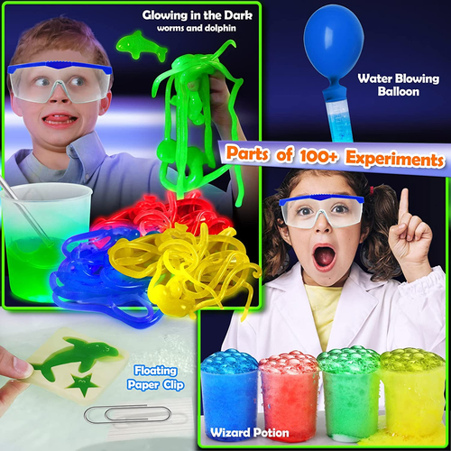 100+ Science Lab Experiments Kit for Kids - Educational Learning Toy ...
