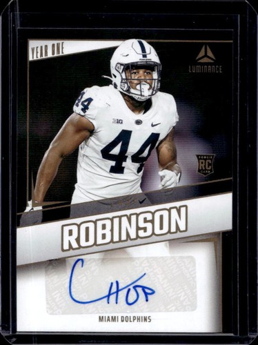 2024 Panini Luminance Chop Robinson Year One Signatures RPS Auto RC # ...