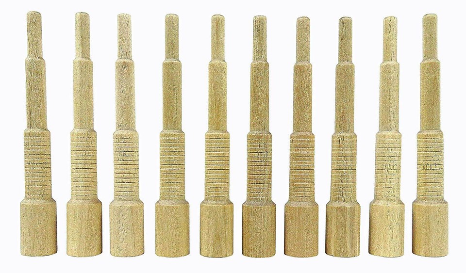 Miller Dowel Pack 100 Each 1x Stepped Birch Dowels for Stock up to 1 ...