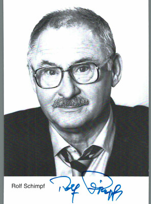 Rolf Schimpf Original Signature on Card No. 6803 | eBay