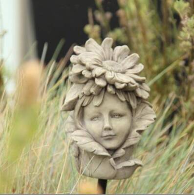 Blumenkind klein Aster Resin betonfarben Zauberblume | eBay.de