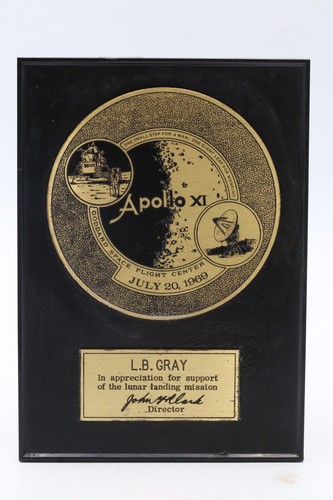 1969 Apollo XI Lunar Landing Missions Participation Plaque | eBay