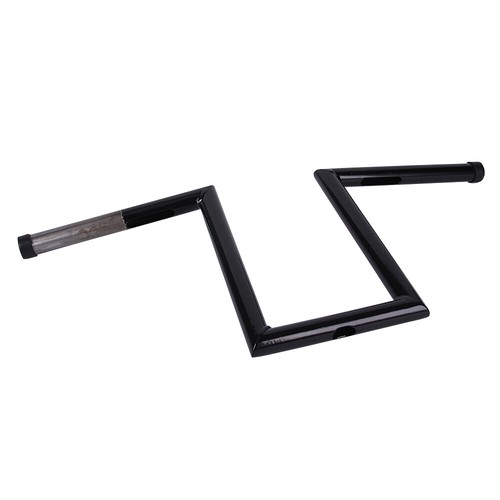 1'' Black Motorcycle Handlebars Z-Bar Drag Bars For Harley Chopper ...
