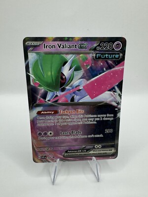 Iron Valiant ex Ultra Rare 068 Black Star Promo Pokemon TCG Paradox ...