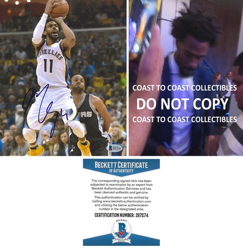 Mike Conley signed Memphis Grizzlies basketball 8x10 photo proof ...