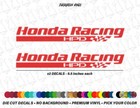 Honda Racing HPD Logo Decals x2 -CBR Grom S2000 Civic Integra RSX ...