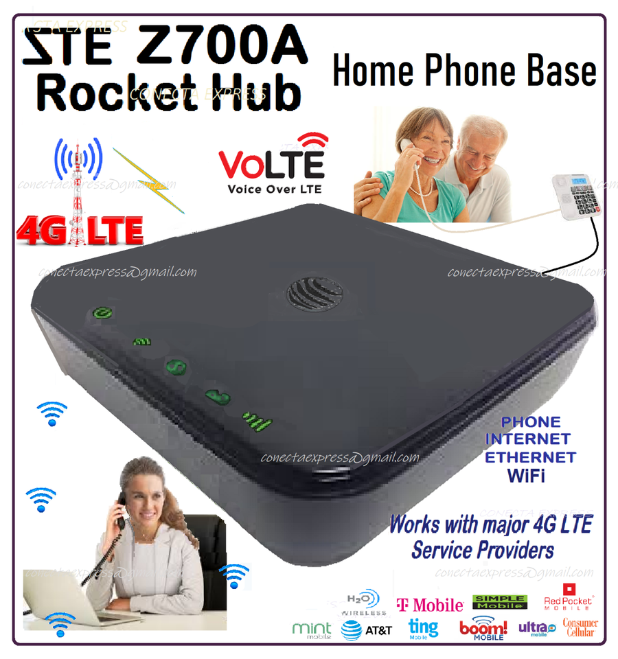 Unlocked Z700A Home Phone and Internet Router Unlocked T Mobile , Tello ...