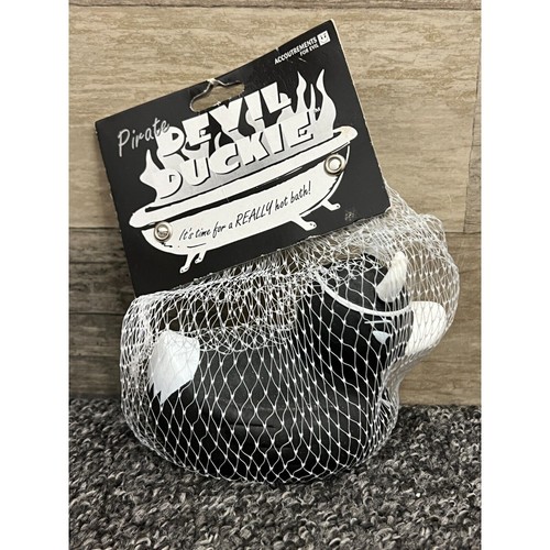 Pirate Devil Duckie Black Rubber Duck Toy by Accoutrements for Evil ...