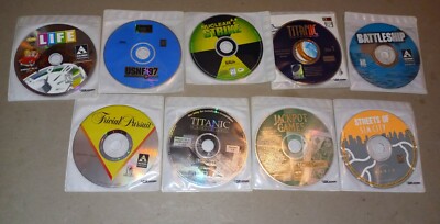 Vintage Pc Cd Rom Game 10 Lot Preowned Vg Condition | eBay