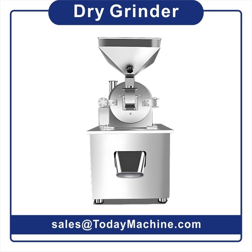 Stainless Steel Powder Grinder Machine For Dry Spice Grinding Mill Rice ...