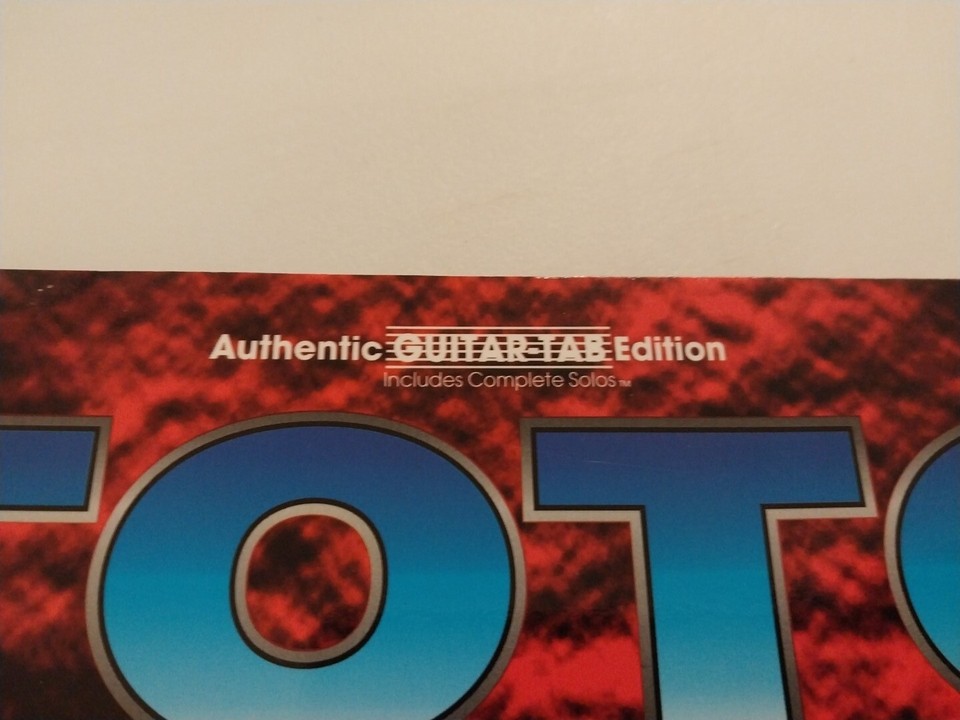 TOTO GUITAR TAB / TABLATURE / TOTO GUITAR ANTHOLOGY / TOTO GUITAR ...