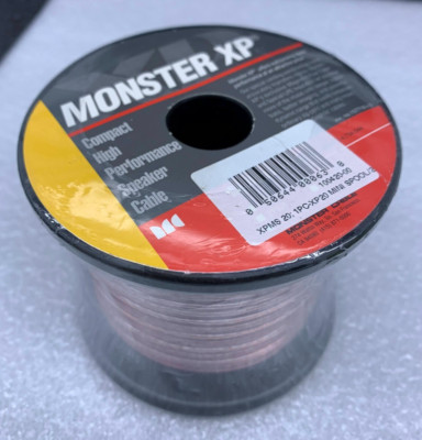 NEW Monster XP Compact High- Speaker Cable Minispool | XPMS 20FT | eBay