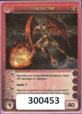 (300453) TAKINOM 70/75/30/90/40 (3 Max Stats) SUPER RARE FOIL Chaotic ...