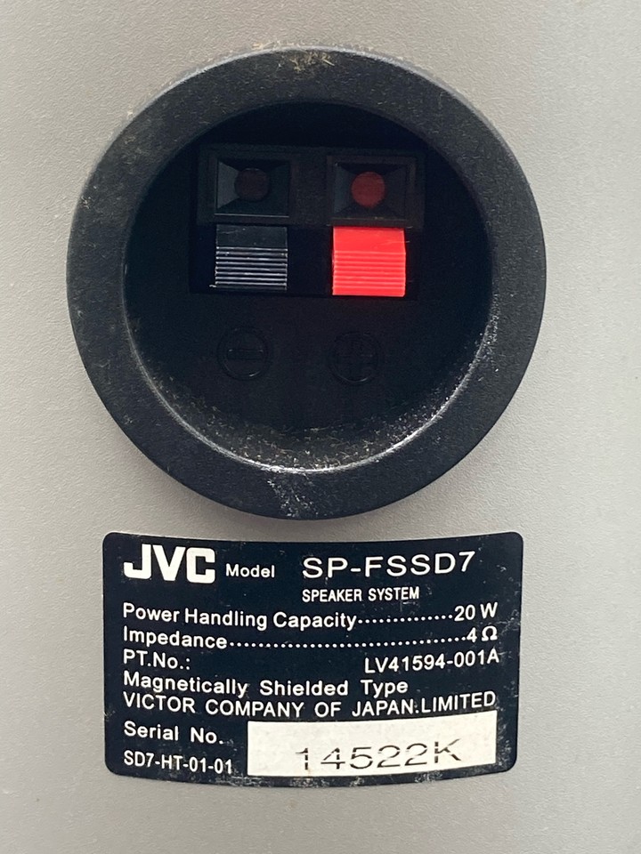 JVC FS-SD7 Compact Component System CD Receiver & Speaker Pair | eBay