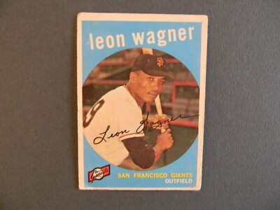 1959 Topps Baseball Card 257 Leon Wagner | eBay