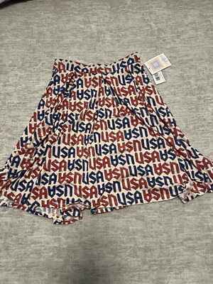 LuLaRoe Flare Pleated Skirt NWT USA Logo Size Xs | eBay