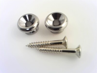 True Custom Shop® Chrome Strap Buttons for Gibson Les Paul Epiphone and ...