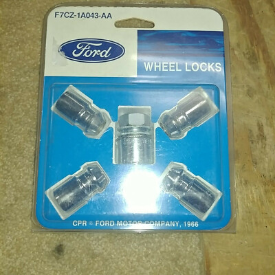 OEM FORD ANTI-THEFT LOCKING WHEEL NUT KIT 97-03 FORD ESCORT, 97-99 ...