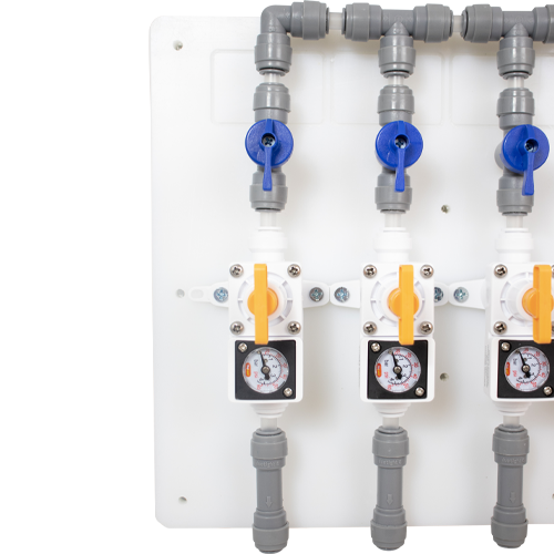 Duotight Draft Regulator Board | Gas Manifold | 6 Way w/ Valves & all ...