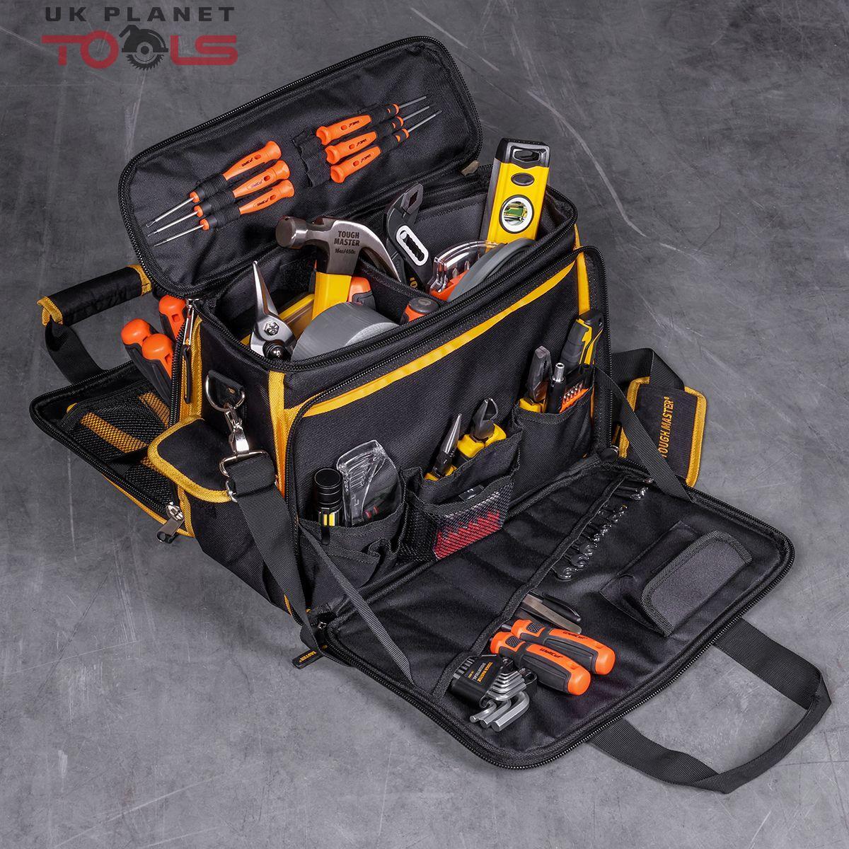 TOUGH MASTER TM-TB0316 16" Multi-Pocket Technicians Tool Bag ...