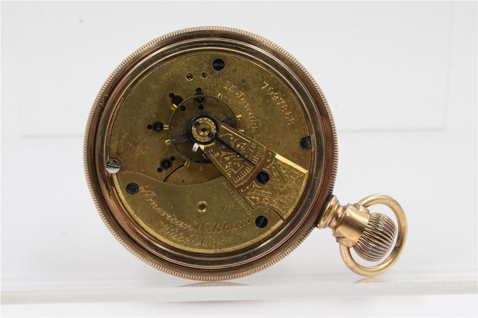 WALTHAM 15J GRADE NO. 81 MODEL 1883 18S GOLD FILLED RUNNING POCKET WATCH | eBay