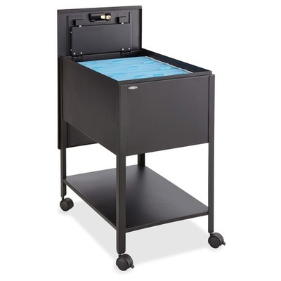 Safco Extra Deep 1 Drawer Legal Mobile Metal Tub File with Lock in ...
