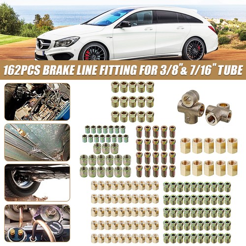Classic Car Brake Pipe Fittings Male Female 3/8'' 7/16'' 24TPI UNF ...