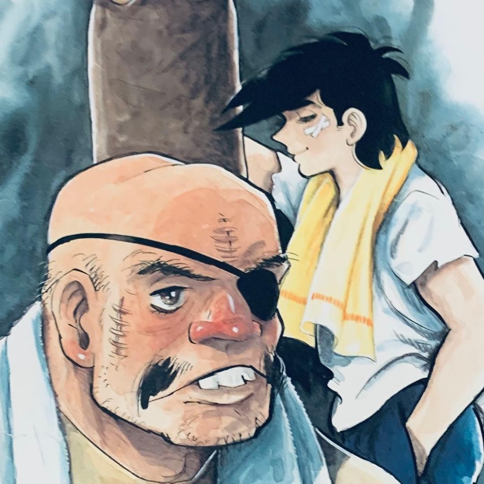 m14 Official Art Print Tange Danpei & Joe Yabuki Original Art ...