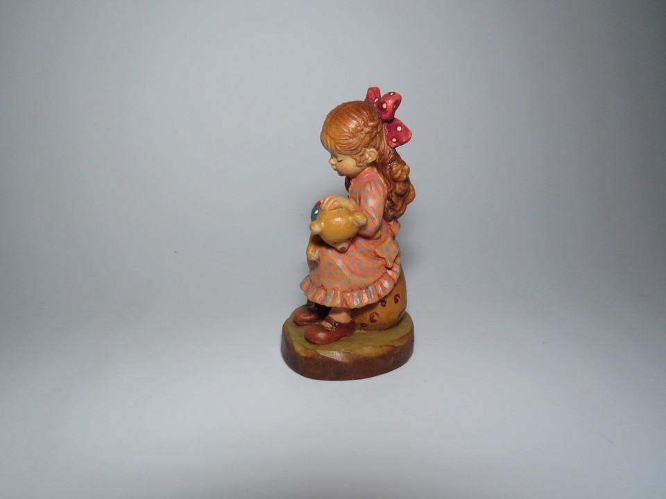 Anri Good As New 3.5" Sarah Kay Ltd Ed Wood Sculpture | eBay